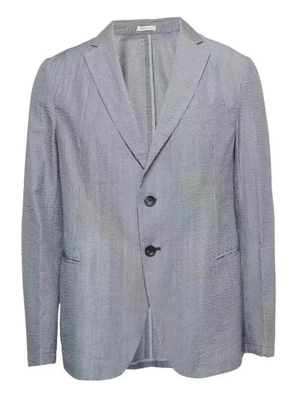 ARMANI Striped Blazer - Blue