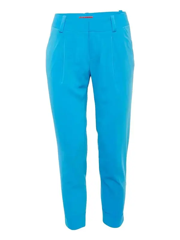 Alice + Olivia Silk Pants - Blue