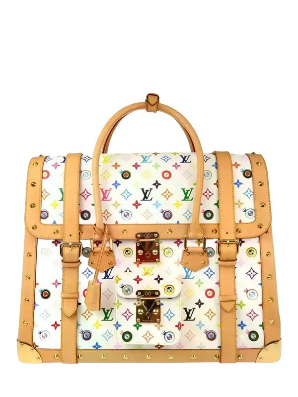 LOUIS VUITTON X Takashi Murakami 2003 Eye Love Sac Gigantic Handbag - White