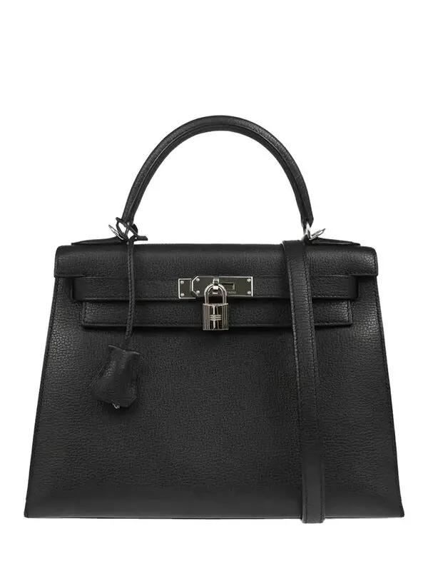 Hermès 2006 Kelly 28 Sellier Two-way Tote Bag - Black
