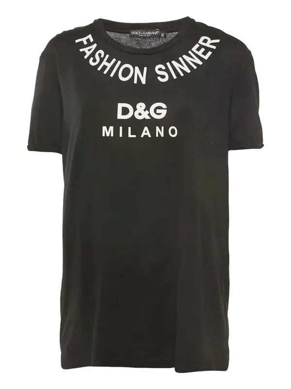 Dolce & Gabbana Crew-neck T-shirt - Black