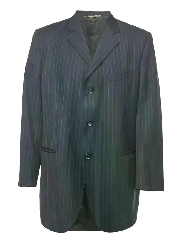 Dolce & Gabbana Single-breasted Pinstripe Blazer - Blue