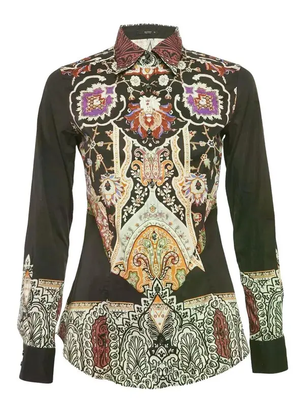 Etro Paisley-print Shirt - Black