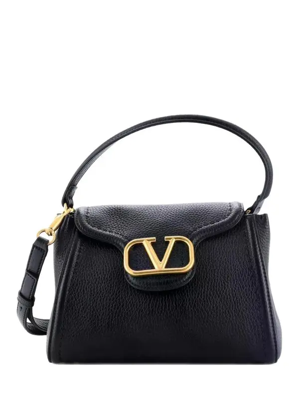 Valentino Garavani Vlogo All Time Top Handle Small Satchel - Black
