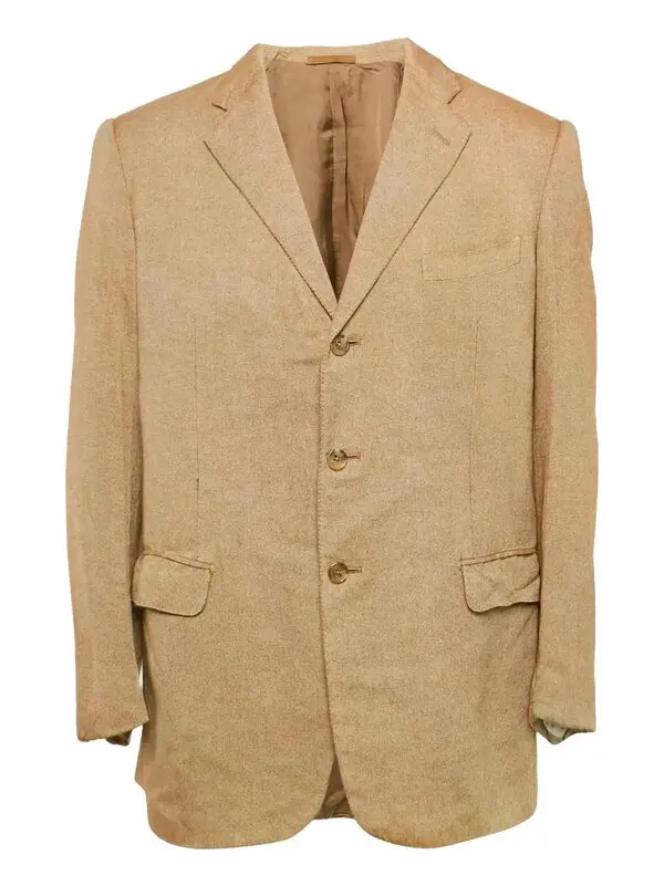 Ermenegildo Zegna Single-breasted Blazer - Brown