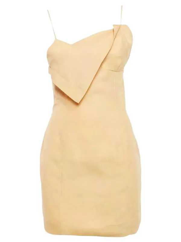 Jacquemus L’amour Mini Dress - Neutrals