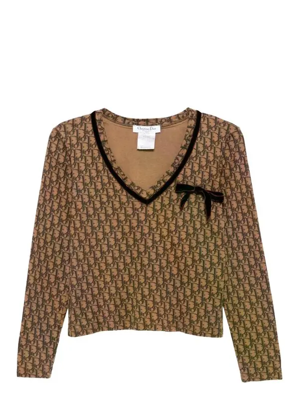 Dior 2005 Long Sleeve Top - Brown