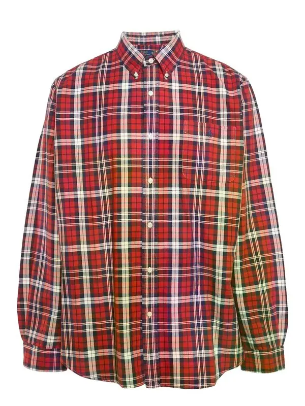 Polo Ralph Lauren Checked Cotton Shirt - Red