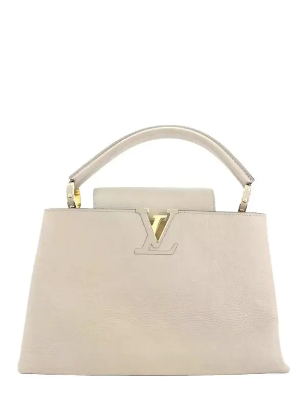 LOUIS VUITTON Capucines Pm Satchel - Neutrals