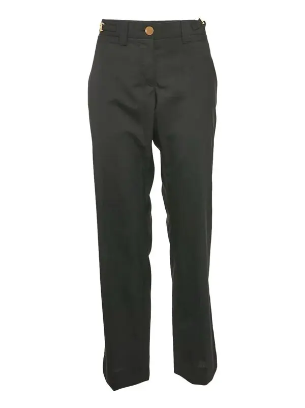 Dolce & Gabbana Logo-plaque Trousers - Black
