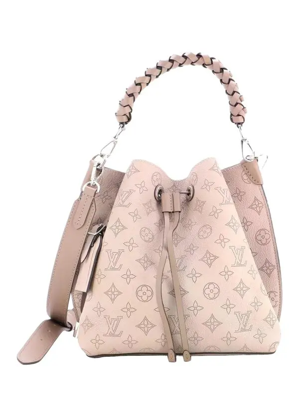 LOUIS VUITTON Muria Mahina Leather Bucket Bag - Brown