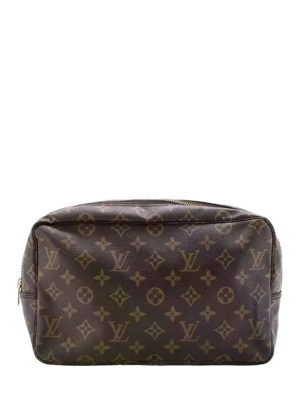 LOUIS VUITTON Trousse Toiletry Monogram Canvas 28 Pouch - Brown