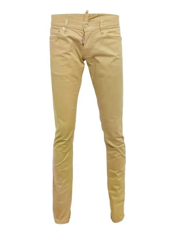 Dsquared2 Cotton Trousers - Neutrals