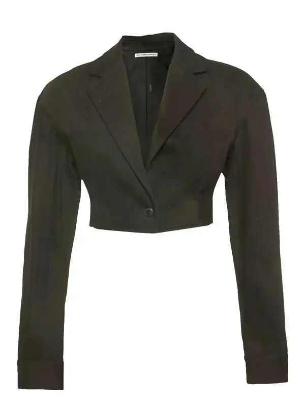 ALEXANDER WANG Cropped Jacket - Black