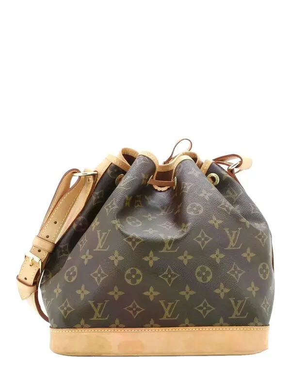 LOUIS VUITTON Petit Noe Nm Monogram Canvas Bucket Bag - Brown