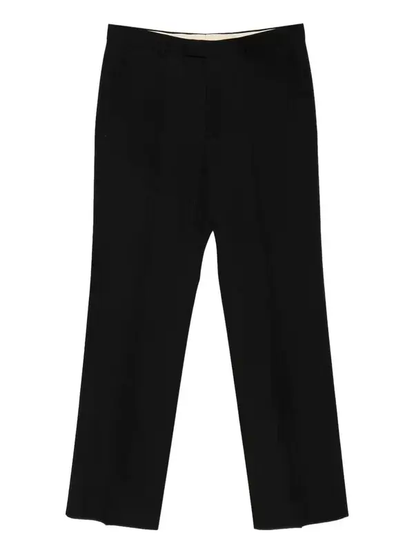 Valentino Garavani Silk Trousers - Black