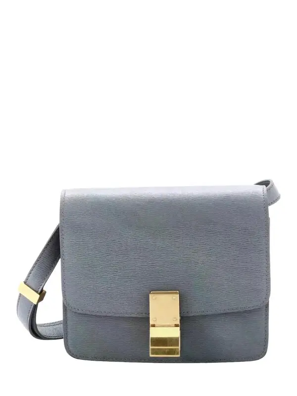 Celine Classic Box Teen Shoulder Bag Grainy Leather - Grey