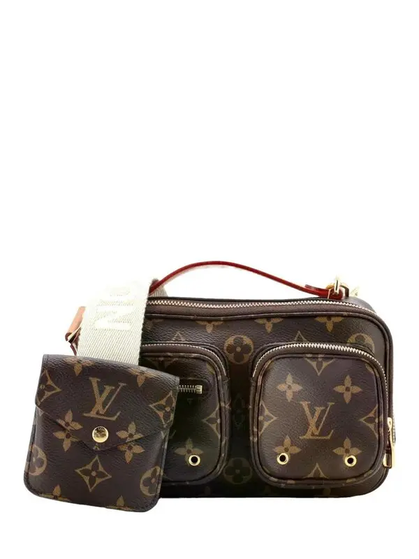 LOUIS VUITTON Utility Monogram Canvas Crossbody Bag - Brown