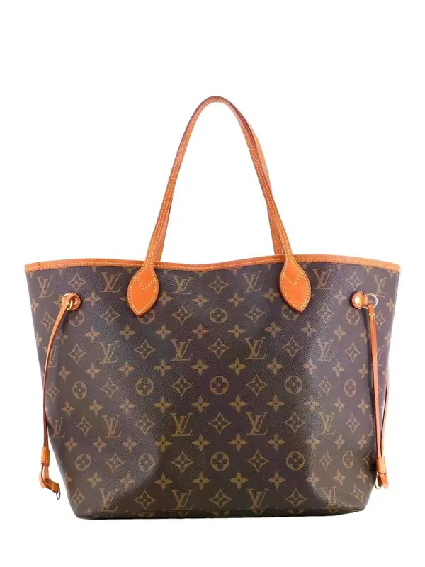 LOUIS VUITTON Neverfull Mm Monogram Canvas Tote Bag - Brown