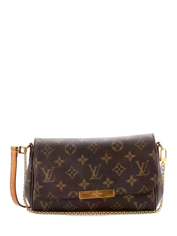 LOUIS VUITTON Favorite Handbag Monogram Canvas Pm - Brown