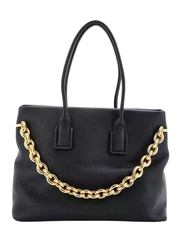 Bottega Veneta Mount Leather Tote - Black
