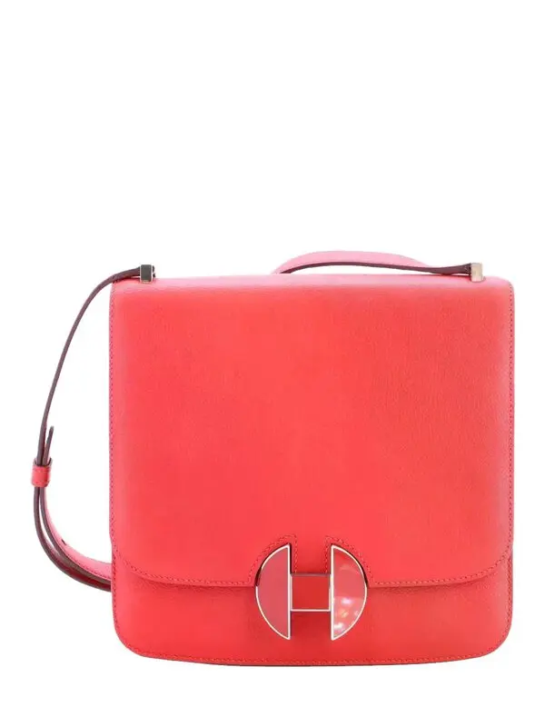 Hermès 2002 Evercolor 20 Shoulder Bag - Red