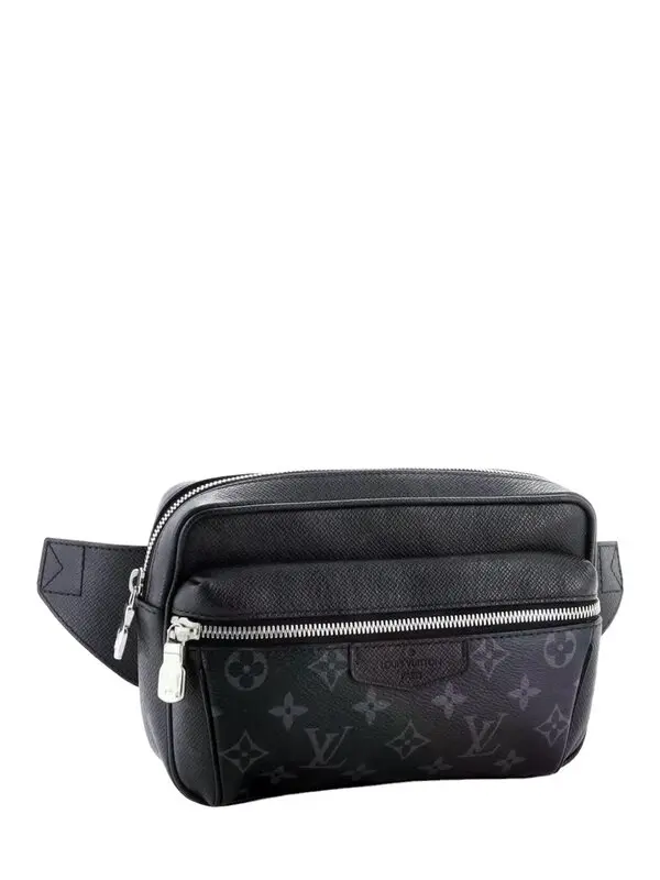 LOUIS VUITTON Outdoor Bumbag Monogram Taigarama Belt Bag - Black