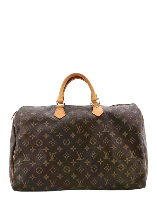 LOUIS VUITTON Speedy Handbag Monogram Canvas 40 - Brown