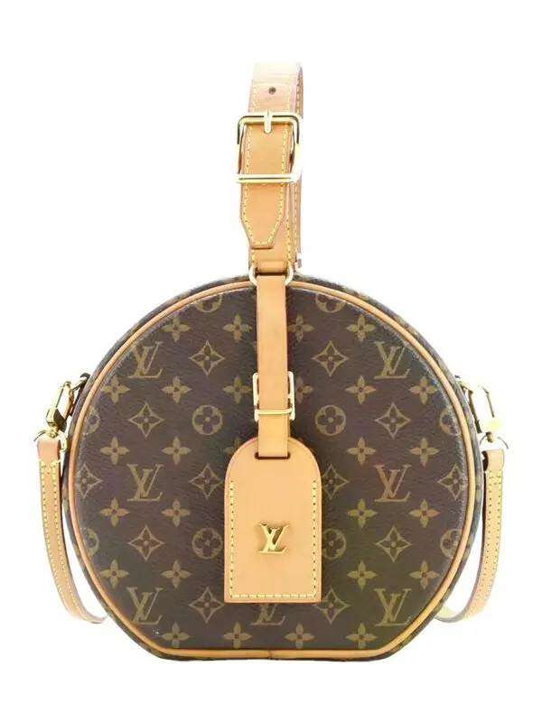 LOUIS VUITTON Petite Boite Chapeau Monogram Crossbody Bag - Brown