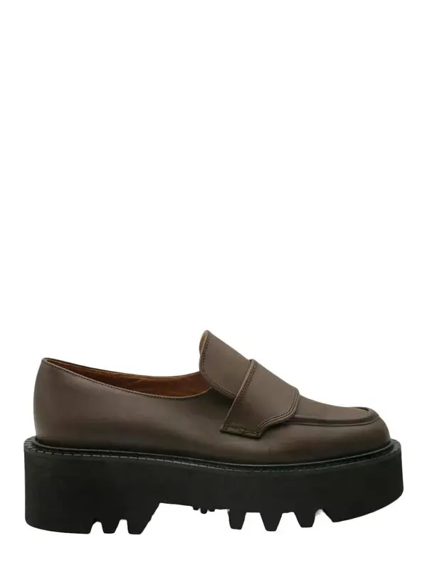 ATP ATELIER Pescara Chunky-sole Loafers - Brown