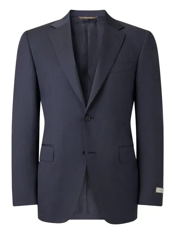 Canali Wool Suit Jacket - Blue