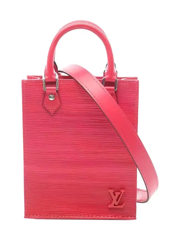 LOUIS VUITTON 2020 Epi Petit Sac Plat Satchel - Pink