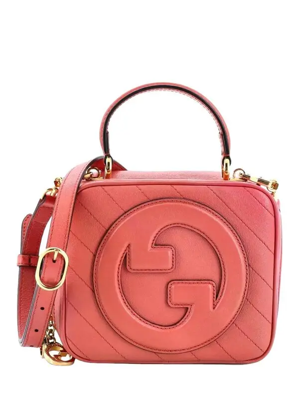 Gucci Blondie Top Handle Satchel - Pink