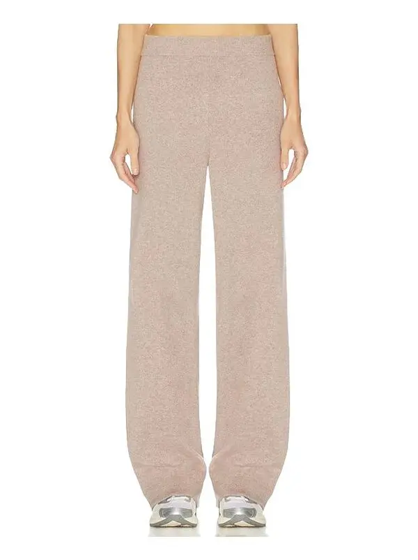 HELSA Cashmere Pants - Taupe