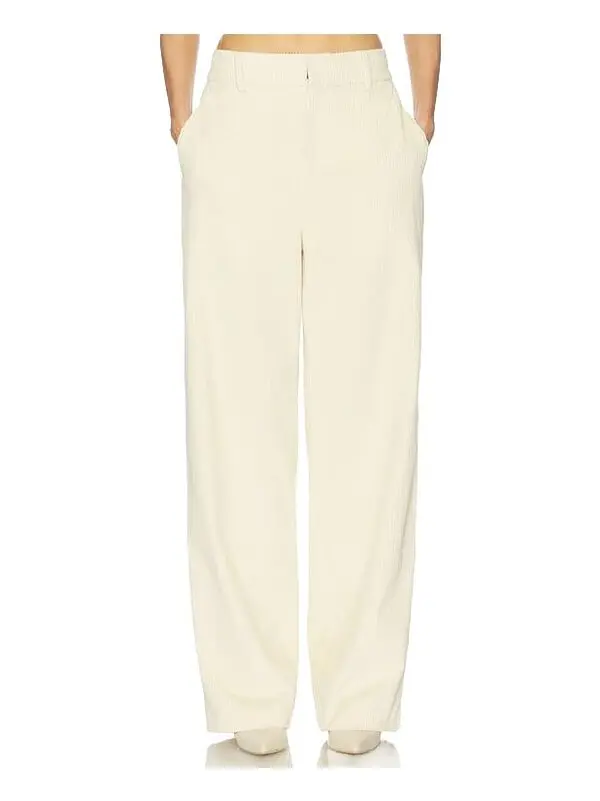 HELSA Baggy Corduroy Trouser - Cream