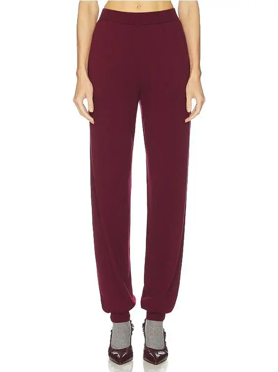 HELSA Kerstin Knit Jogger - Oxblood