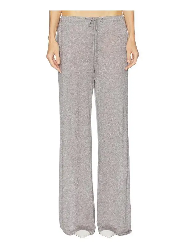 HELSA Elastic Everyday Jersey Pants - Dark Heather Grey