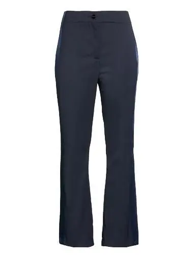 Iceberg Bootcut Pants With Side Seam Stripes - Navy