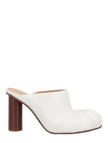 JW Anderson Leather Mules - White