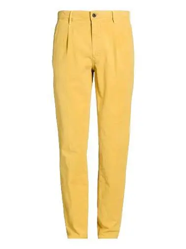 Incotex Slowear Velvet Chino Pants - Yellow