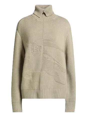 Burberry Turtleneck Cashmere Top - Sage Green