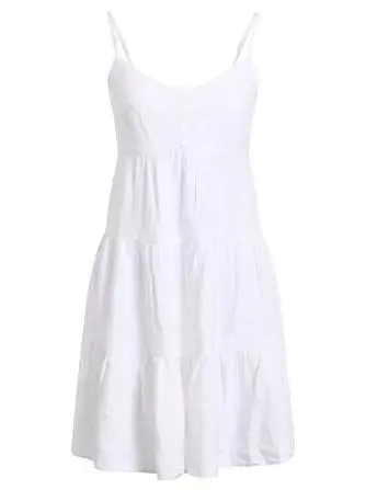 Honorine Mini Linen Dress - White
