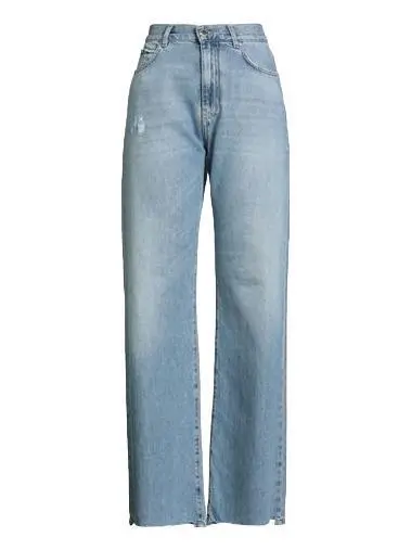 Pinko Wide-leg Denim Jeans - Blue