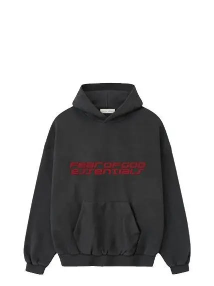 Fear Of God Essentials Heavy Fleece 90's Hoodie - Iron Grey