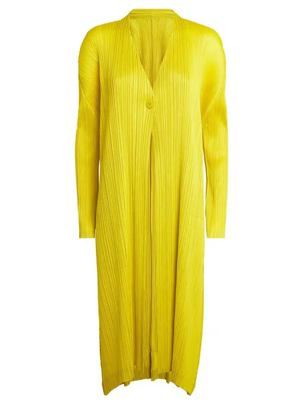 Issey Miyake Monthly Colors October Midi Dress - Yellow