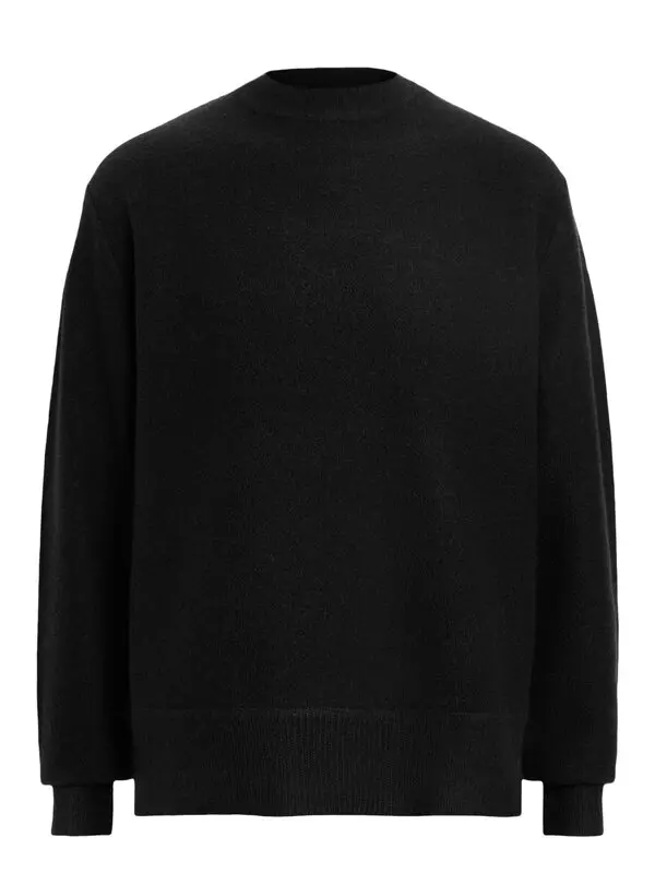 ALLSAINTS Merino Wool Marko Crew Neck Sweater - Black