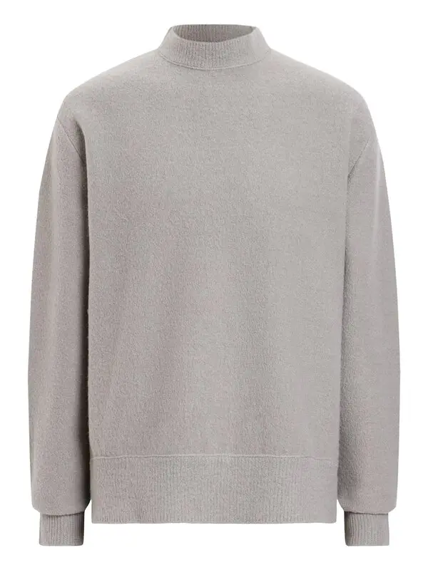 ALLSAINTS Merino Wool Marko Crew Sweater - Grey