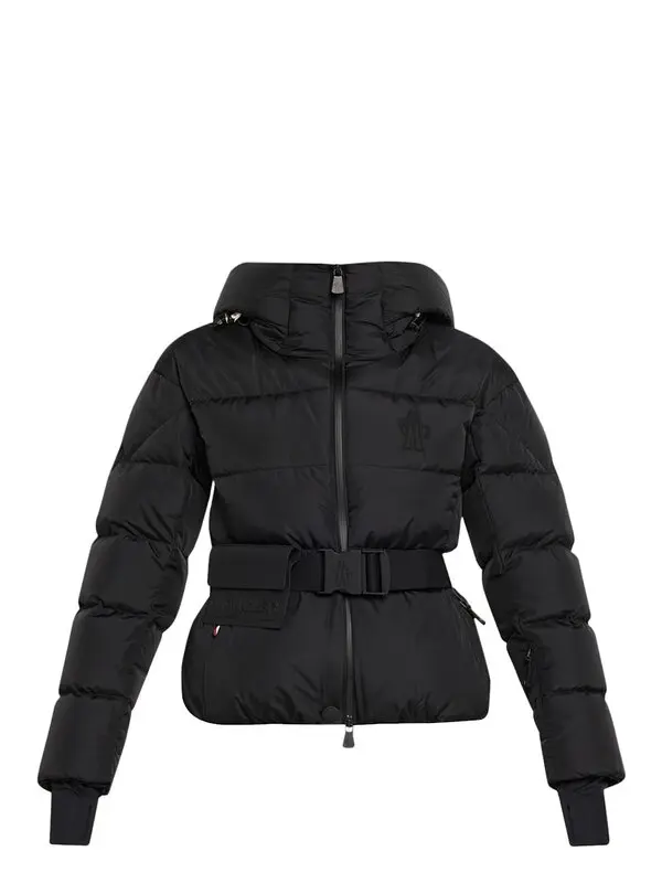 Moncler Bouquetin Hooded Down Ski Jacket - Black