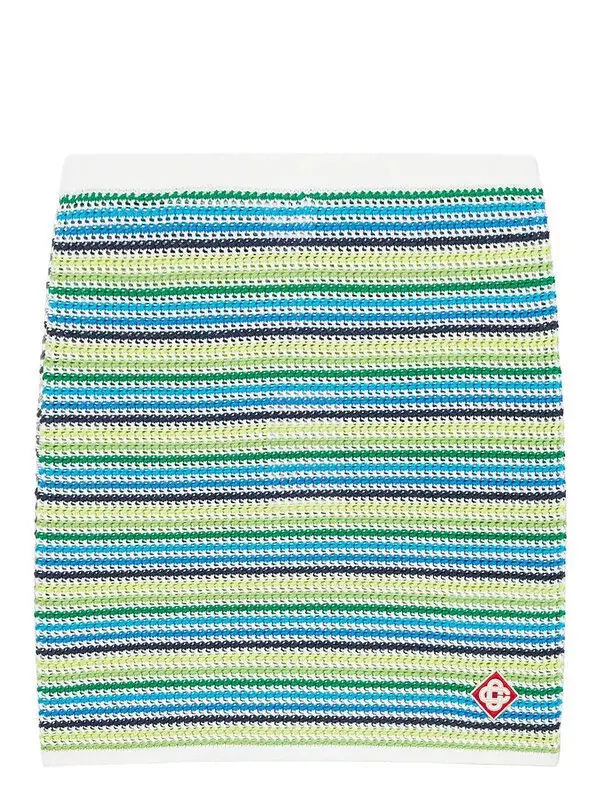 Casablanca Stripe Mini Skirt - Multicolor