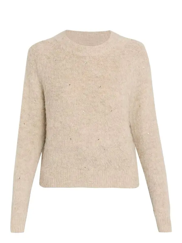 A.L.C. Frankie Brushed Alpaca Sweater - Beige